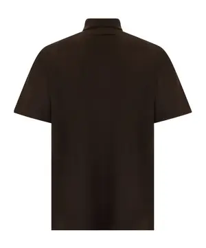 Zegna Short-sleeve Polo Shirt - Black