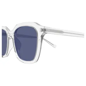 Saint Laurent Rectangular Full Rim Sunglasses - Blue