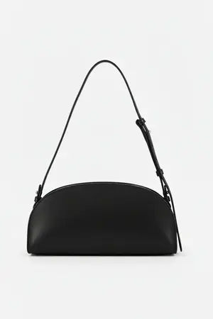 A.p.c. Demi Lune Shoulder Bag - Black