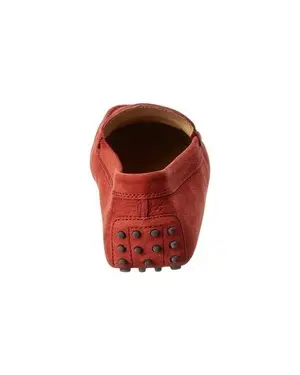 TOD'S Logo Detail Loafers - Red
