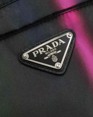 Prada Logo Detail Casual Jacket - Black