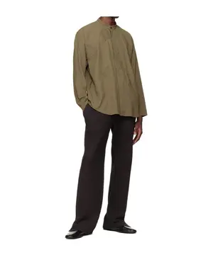 Issey Miyake Long-sleeved Applique Shirt