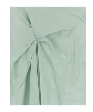 Victoria Beckham Posy Draped Midi Dress - Green