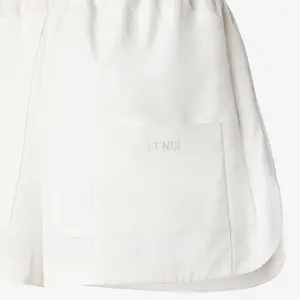 Fendi Elasticated Waist Shorts With Logo Embroidery