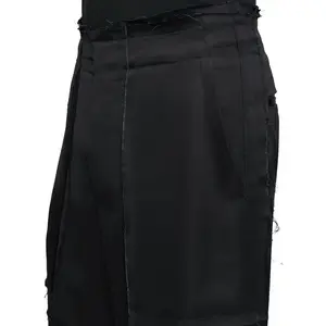 MAISON MARGIELA Patchwork Satin Wide Leg Trousers