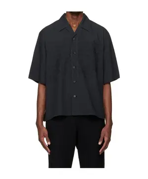 Issey Miyake Embroidered Embossed Shirt