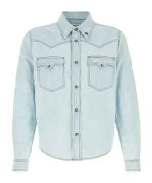 Versace Button-up Denim Shirt - No