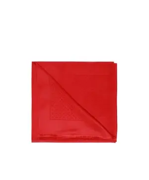FERRAGAMO Logo Pattern Scarf - Red