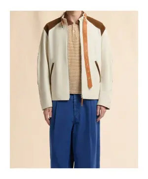 Marni Buckle Collar Leather Jacket