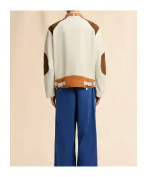 Marni Buckle Collar Leather Jacket