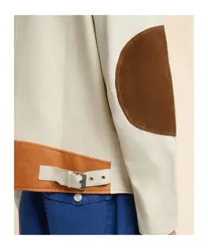 Marni Buckle Collar Leather Jacket