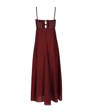 FORTE_FORTE Crochet Bodice Maxi Dress