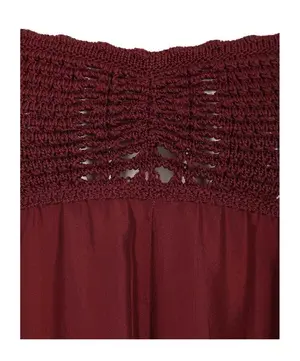 FORTE_FORTE Crochet Bodice Maxi Dress