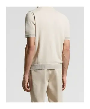 Peserico Short-sleeved Knitted Shirt - Shell Beige