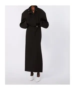Sportmax Asymmetrical Slit Midi Skirt