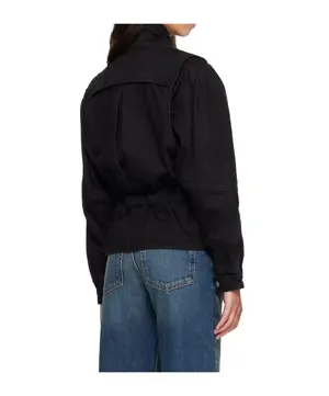 Isabel Marant Étoile Asymmetrical Closure Long-sleeved Jacket - Black