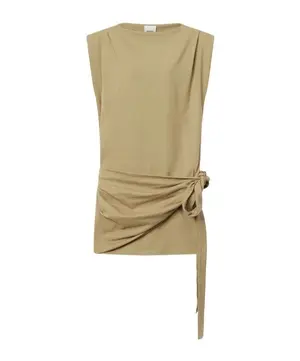 Isabel Marant Étoile Marielle Draped Mini Dress - Light Bronze