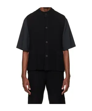 Issey Miyake Knitted Vest - Black