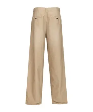 MAISON MARGIELA Straight Leg Trousers - Beige