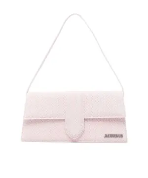 Jacquemus Logo Lettering Flap Shoulder Bag