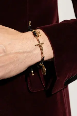 Dolce & Gabbana Religious Charm Bracelet - Black