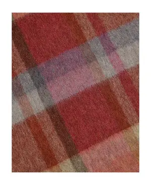 FERRAGAMO Plaid Detail Scarf