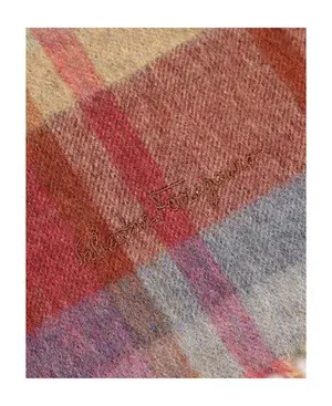 FERRAGAMO Plaid Detail Scarf