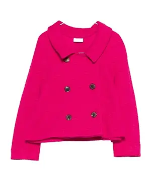 Dries Van Noten Huvia Double-breasted Jacket - Fuchsia