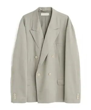 Our Legacy Double-breasted Suit Jacket - Willow Gray