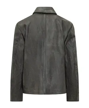 DIESEL® Zipped Jacket With Stripe Appliqués