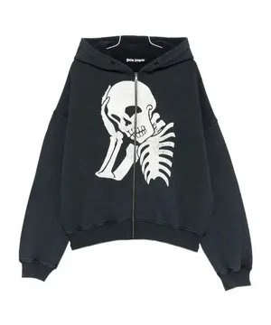 Palm Angels Zip Up Sweatshirts Hoodies For Men