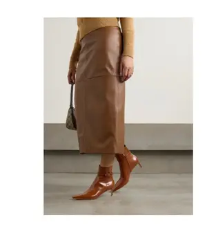 GIANVITO ROSSI Leather Ankle Boots - Brown