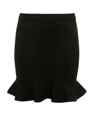 J.W.ANDERSON Jw Anderson High Waist Ruffled Hem Skirt