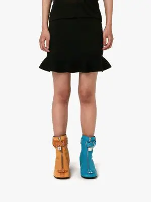 J.W.ANDERSON Jw Anderson High Waist Ruffled Hem Skirt
