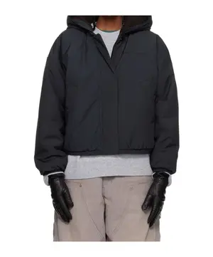 Canada Goose Alberni Reversible Fleece Bomber Jacket - Terra/black
