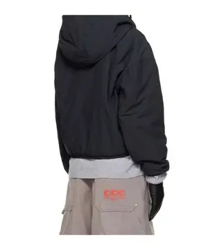 Canada Goose Alberni Reversible Fleece Bomber Jacket - Terra/black