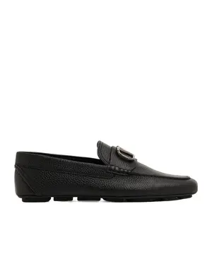 Valentino Garavani Vlogo Plaque Slip-on Loafers