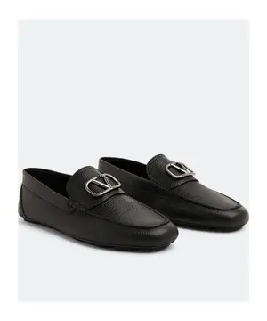 Valentino Garavani Vlogo Plaque Slip-on Loafers