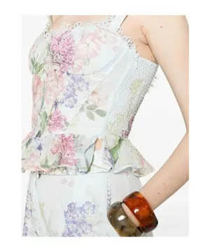 Charo Ruiz Ibiza Floret Lace Floral Top