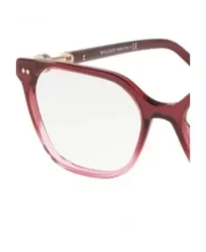 BVLGARI Square Frame Eyeglasses