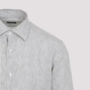 Zegna Striped Shirt - White