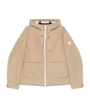Mackage Long-sleeved Hooded Jacket With Drawstring And Flap Pockets