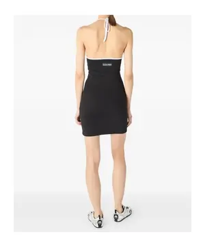 MARINE SERRE Moon Logo Knit Dress
