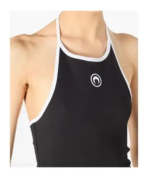 MARINE SERRE Moon Logo Knit Dress