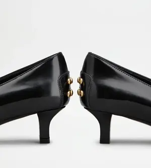 TOD'S T Kitten Heel Pumps With Metal Detailing