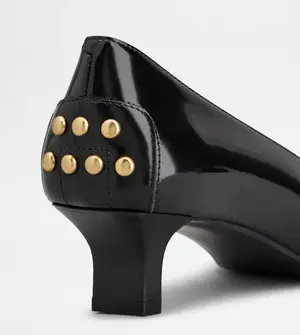 TOD'S T Kitten Heel Pumps With Metal Detailing
