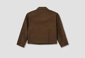 Auralee Long-sleeved Casual Jacket - Brown