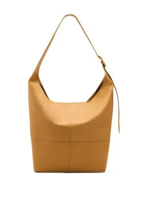 AMI Paris Large Etienne Leather Shoulder Bag - Brown