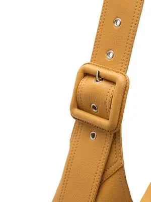 AMI Paris Large Etienne Leather Shoulder Bag - Brown