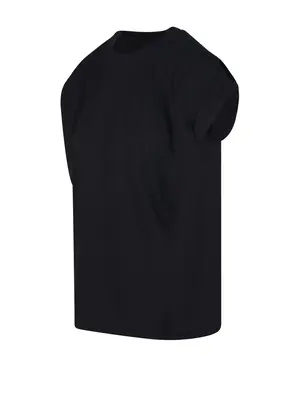 Jacquemus Sleeveless Tank Top With Sculpted Shoulders - Black